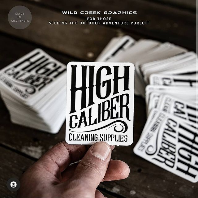HC Sticker Pack – High Caliber cleaning supplies