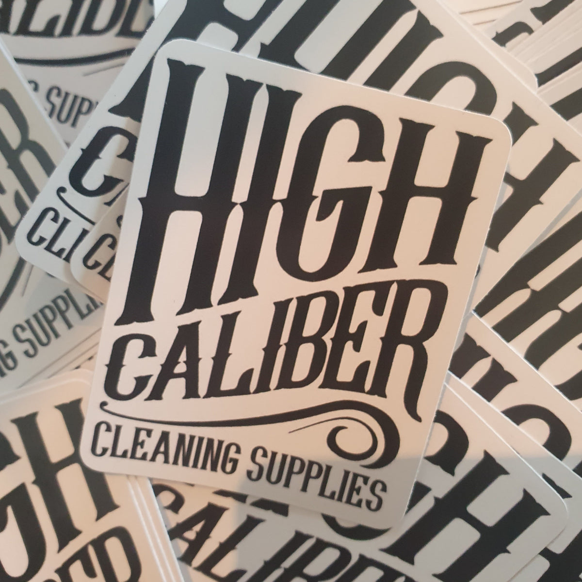 HC Sticker Pack – High Caliber cleaning supplies